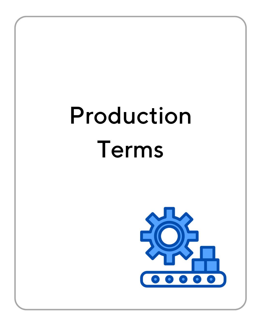 Production Terms - Zalmon Fabric